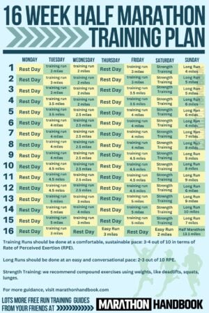 Half Marathon Training Plan Database