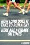 How Long Does It Take To Run A 5k? Average 5k Times By Age And Sex