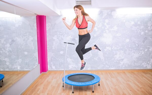 The Benefits Of Rebounding + 6 Trampoline Exercises To Get Started