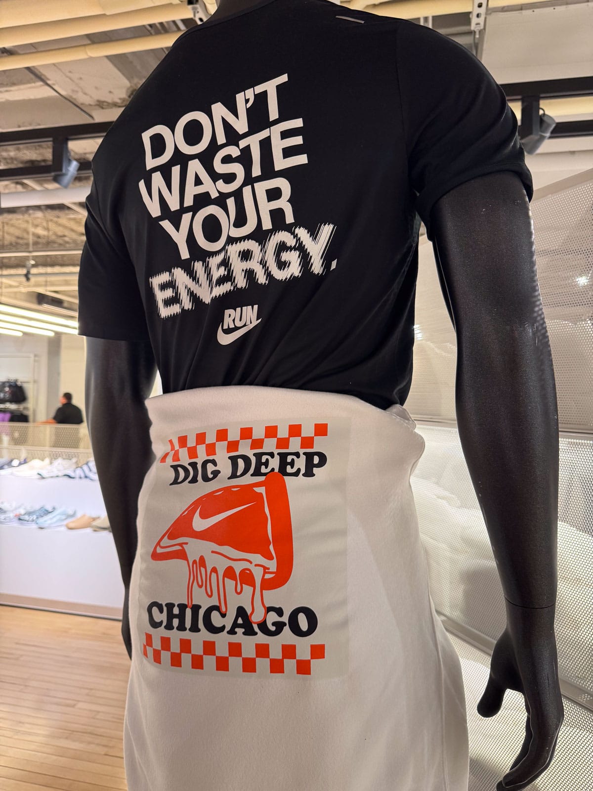 Here's What Nike's Exclusive Chicago Marathon In-store Pop Up Looked Like