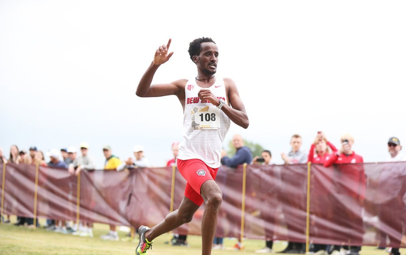 NCAA Champion Habtom Samuel Runs Course Record To Win Houston Half Marathon
