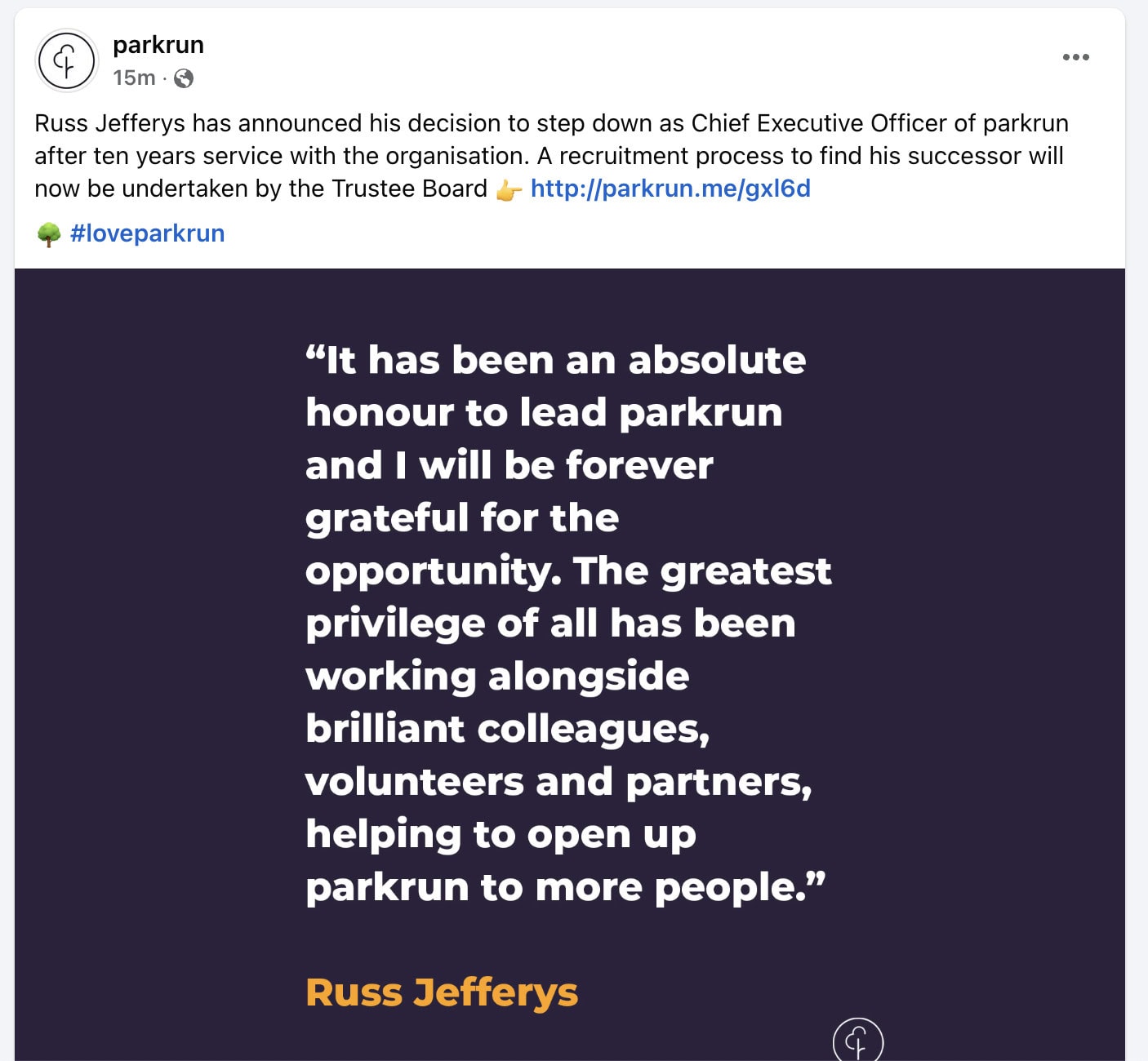 BREAKING: Embattled Parkrun CEO Russ Jefferys Steps Down, Amid ...