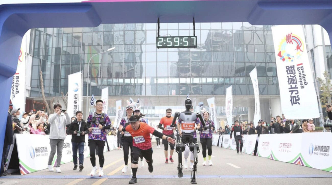 WATCH: Robots Gear Up For First Ever Human-Robot Half Marathon