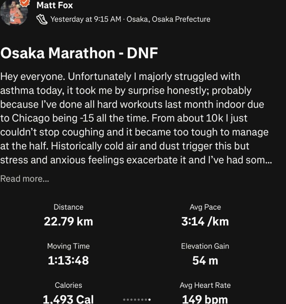 Running YouTuber Matthew Fox Arrested In Japan On Drug Charges