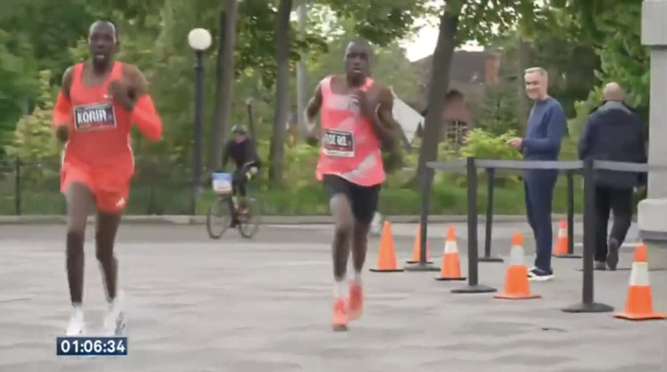 WATCH: Prime Minister Mark Carney Shows Up Trackside At Ottawa Marathon ...