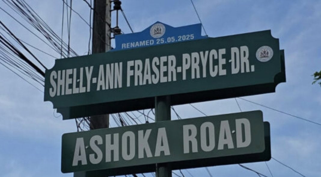 Kingston Renames Street After Shelly-Ann Fraser-Pryce
